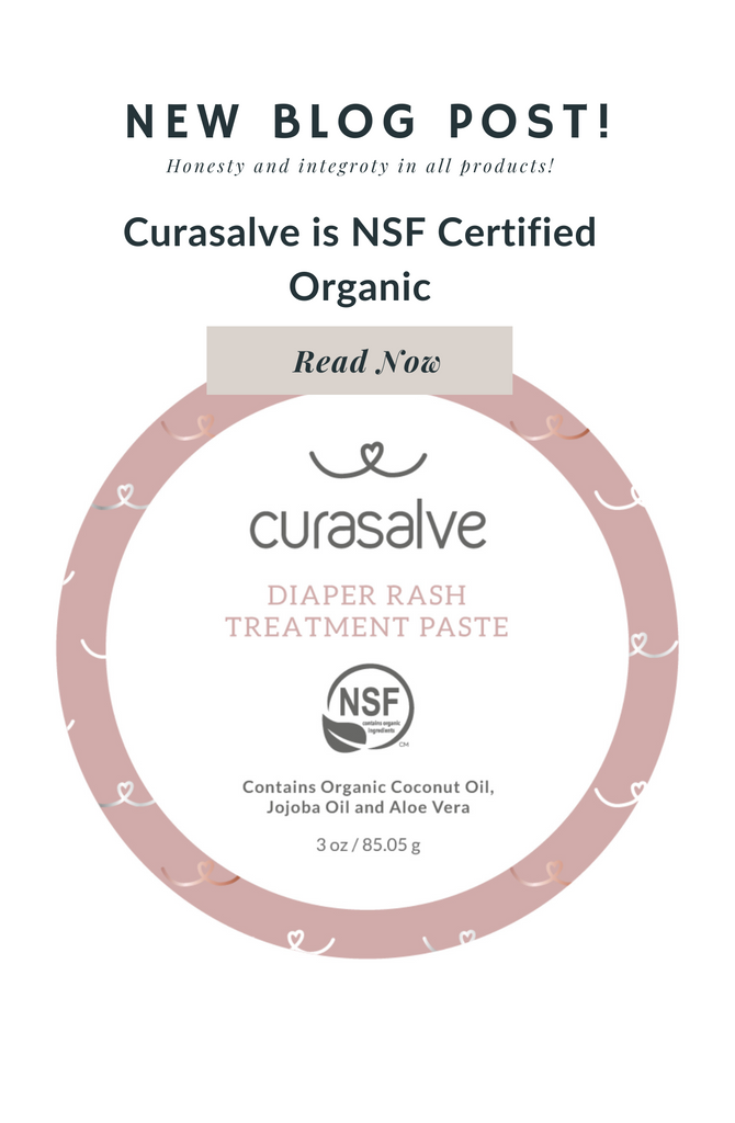 Curasalve is NSF Certified Organic